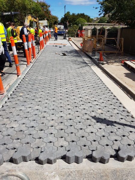 Fire Truck Hardstand | Geofabrics