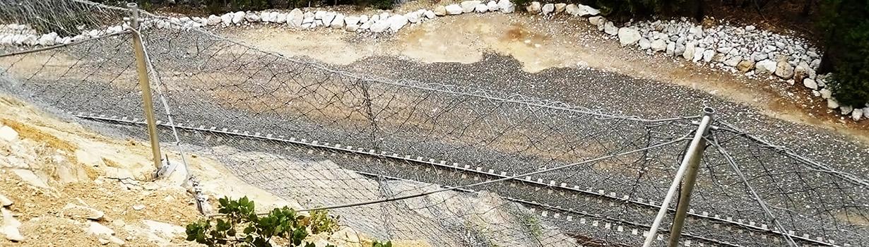 Hybrid Fence | Maccaferri Rockfall Attenuator Fence | Geofabrics New ...